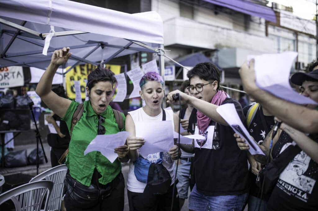 "Para Higui la libertad": comenzó el juicio mientras la movilización ...